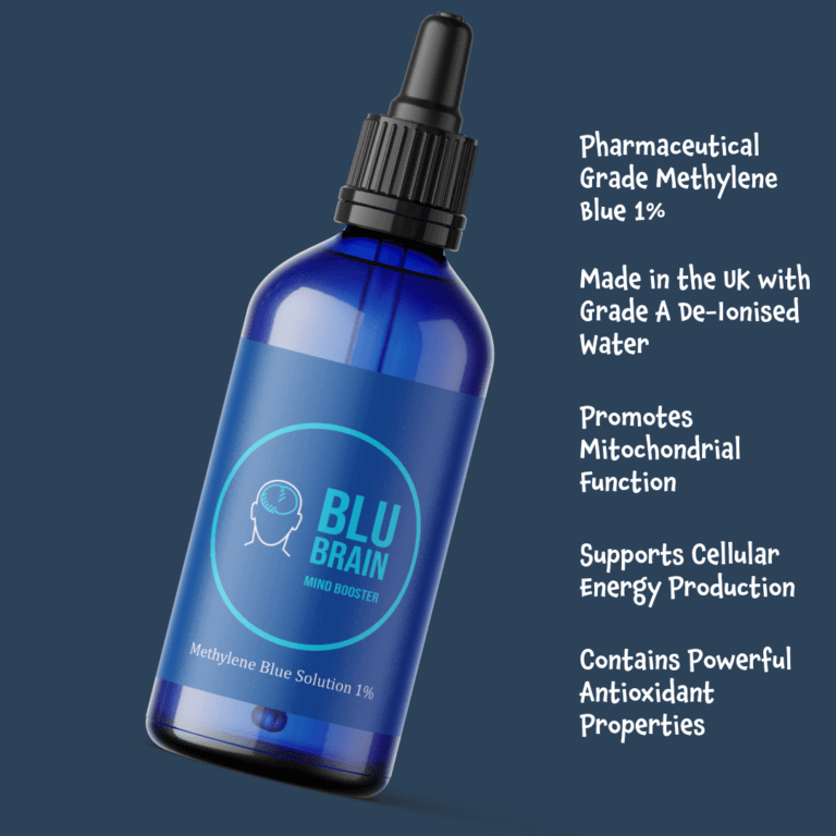Methylene Blue 1% | Blu Brain - Mind Booster - Methylene Blue UK Made ...
